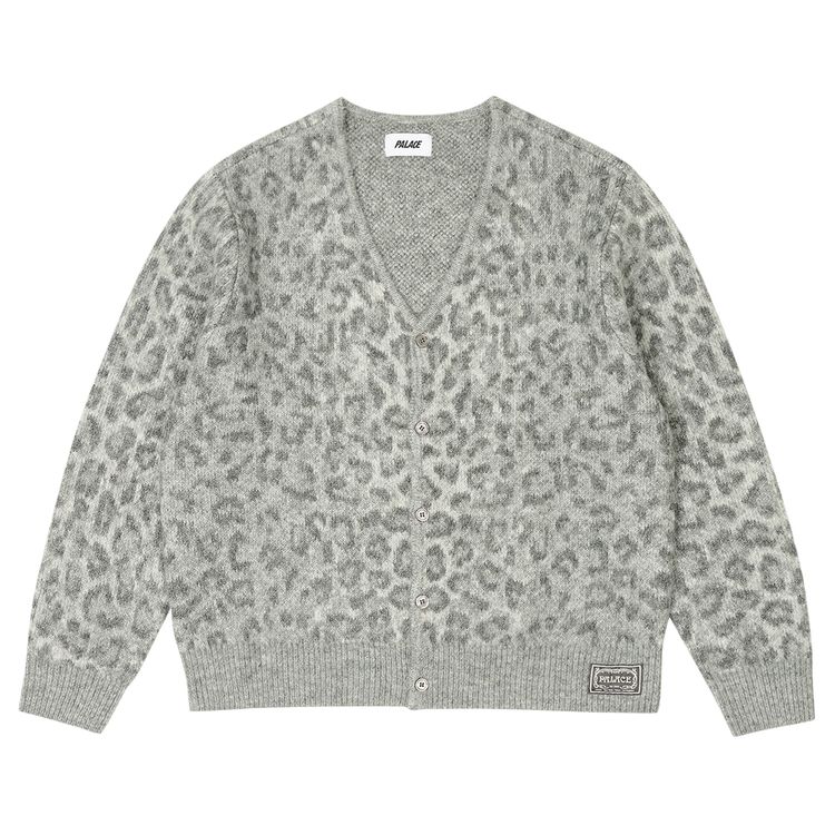 Buy Palace Chill Cardigan 'Snow Leopard' - P25KW030 | GOAT