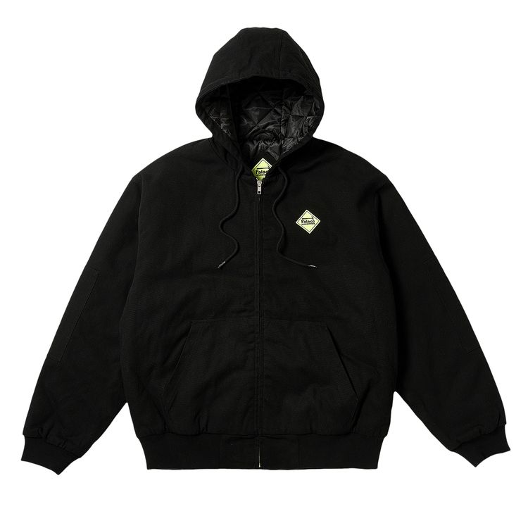 Buy Palace Hardware Hooded Workwear Jacket 'Black' - P25JK089 | GOAT