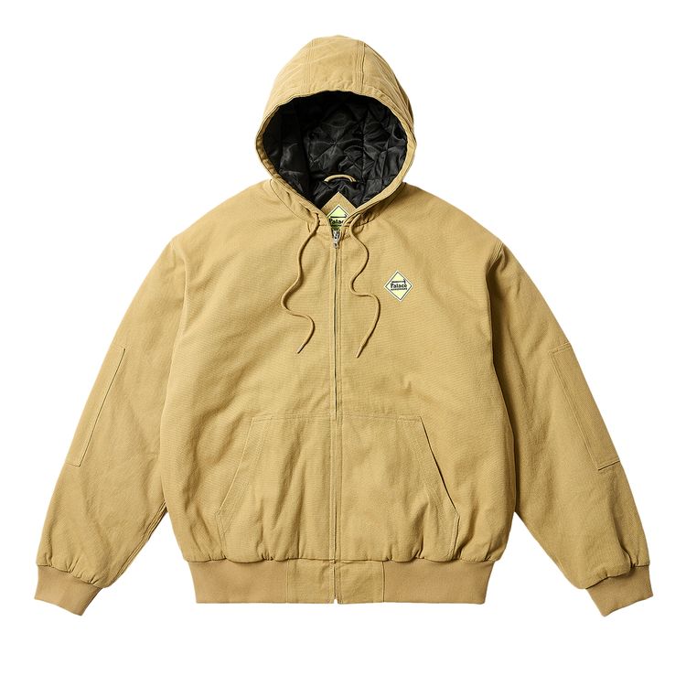 Buy Palace Hardware Hooded Workwear Jacket 'Khaki' - P25JK090 | GOAT