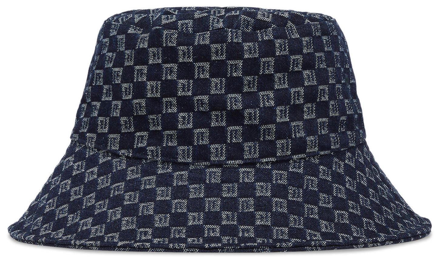 Buy Balmain Mini Monogram Jacquard Bucket Hat 'Blue' - BH0XB090DD80 SHZ ...