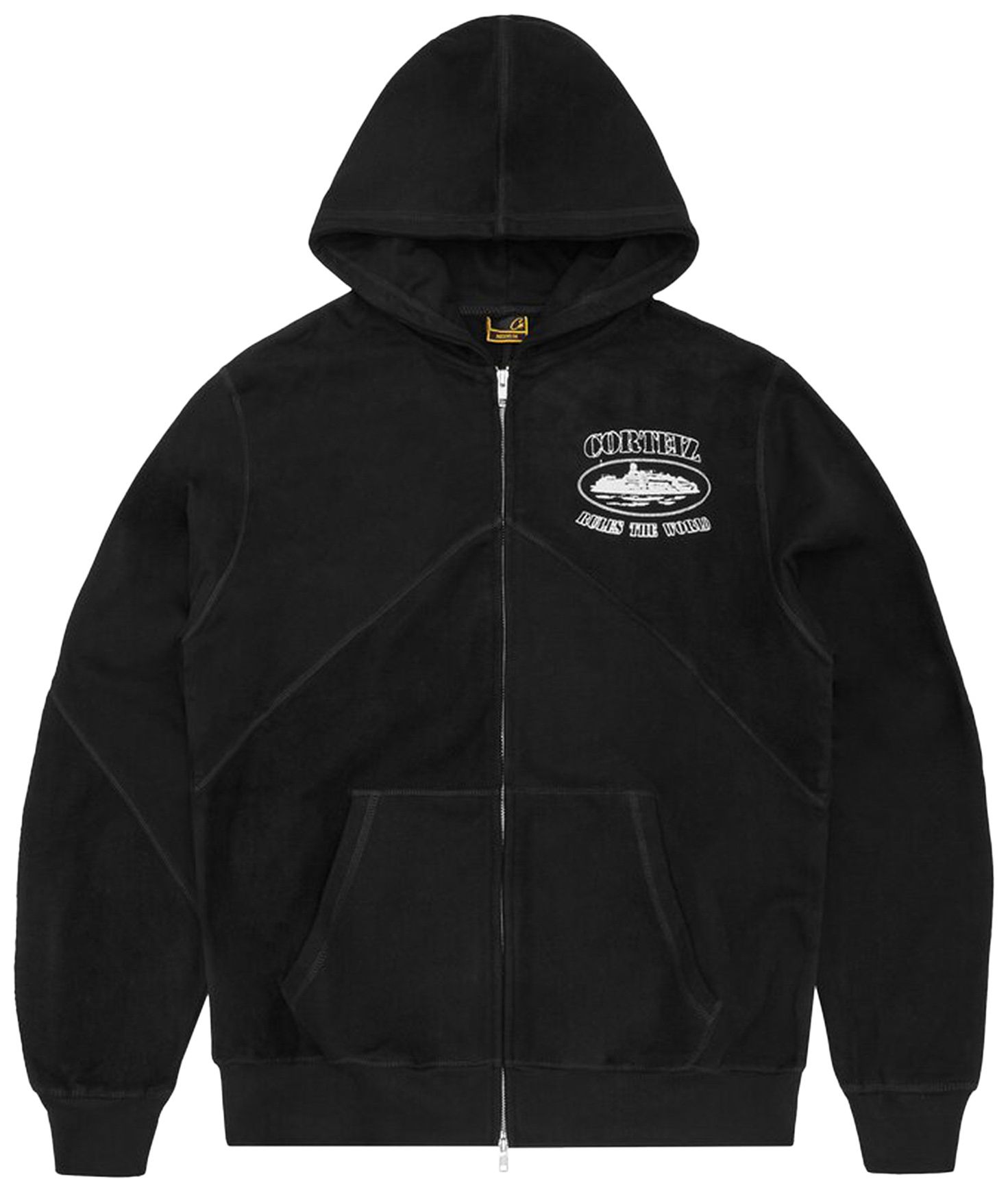 Buy Corteiz Superior V2 Zip-Up Hoodie 'Black' - 7892 1FW230319SVZU BLAC ...