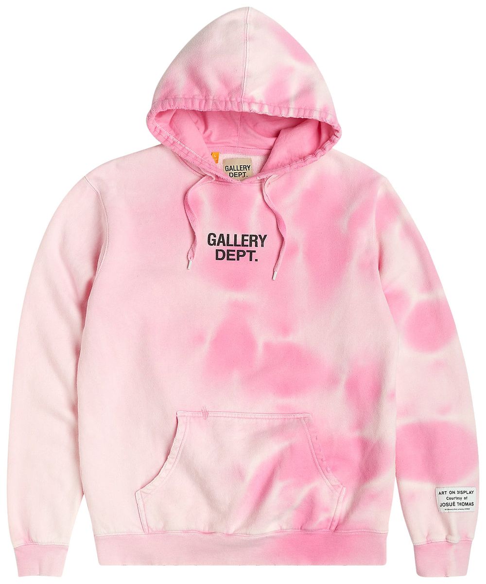 Buy Gallery Dept. Sunfaded Centered Logo Hoodie 'Pink' - CL 2056SF PINK ...