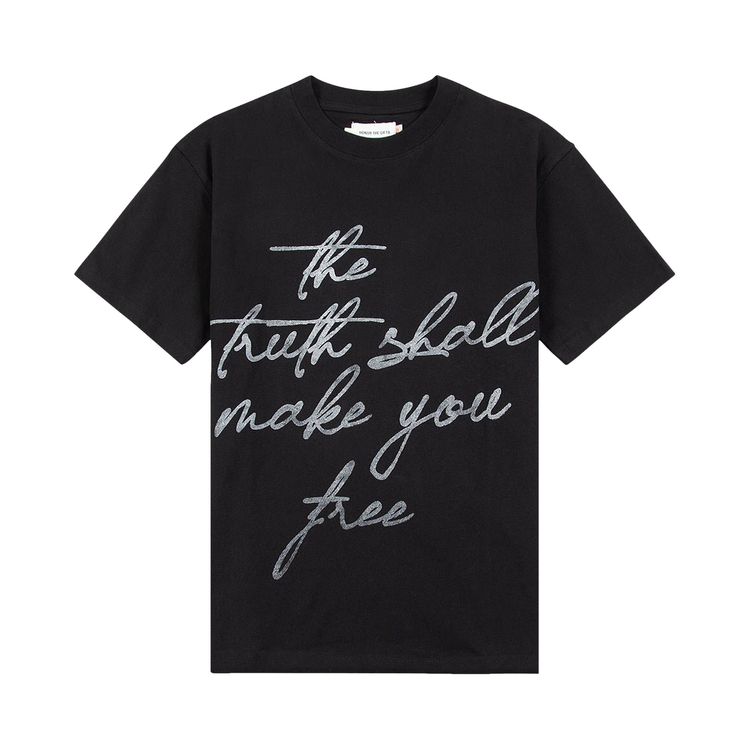 Buy Honor The Gift Truth Tee 'Black' - HTG230198 BLAC | GOAT
