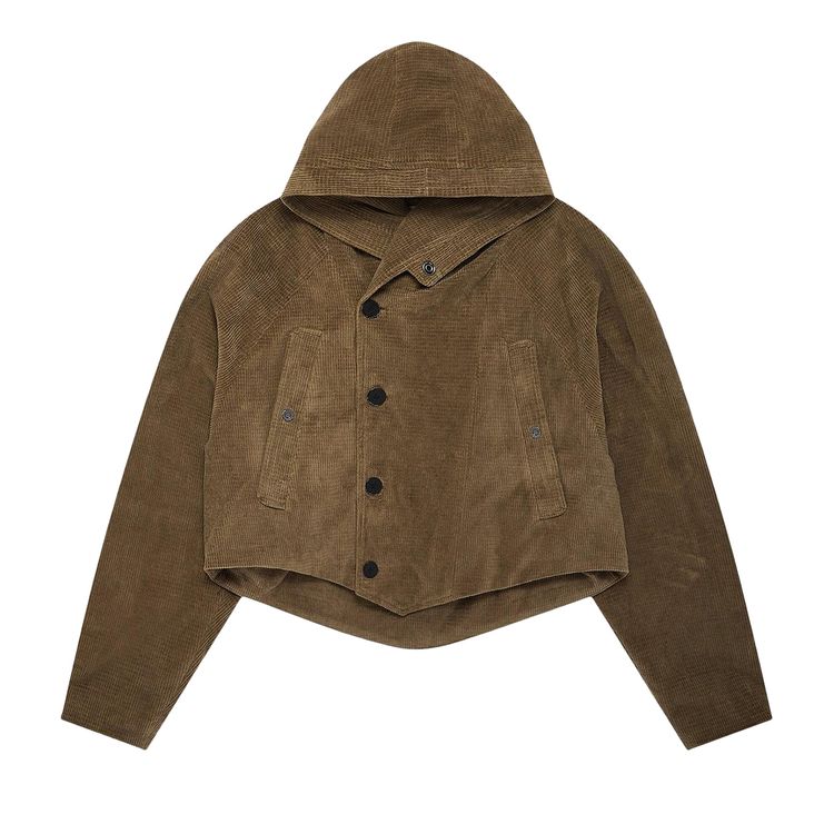 Buy Kiko Kostadinov Remus Hooded Jacket 'Lichen Green' - KKAW23J05 34 ...