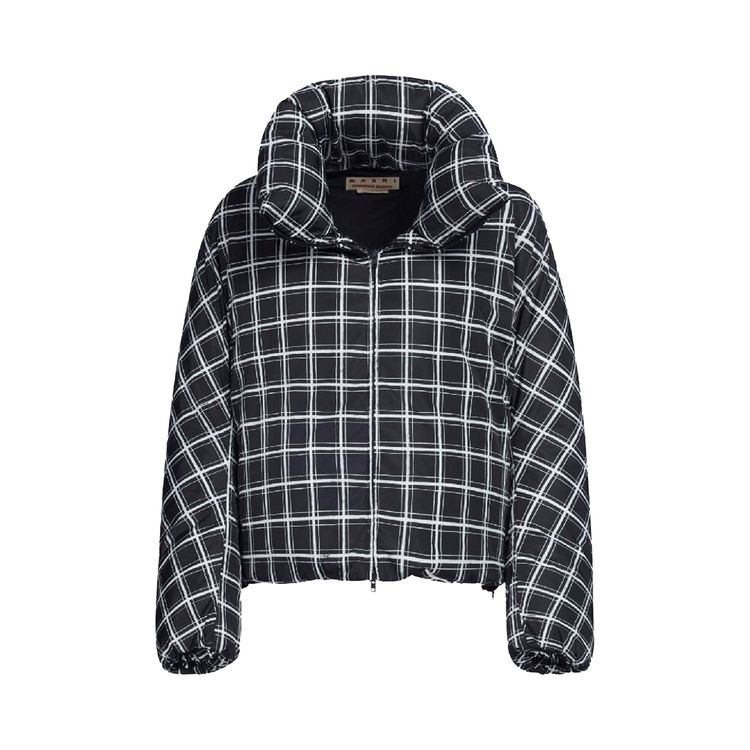 Buy Marni Check Oversized Down Jacket 'Black' - PIMU0030Y0 UTN909 BCN99 ...