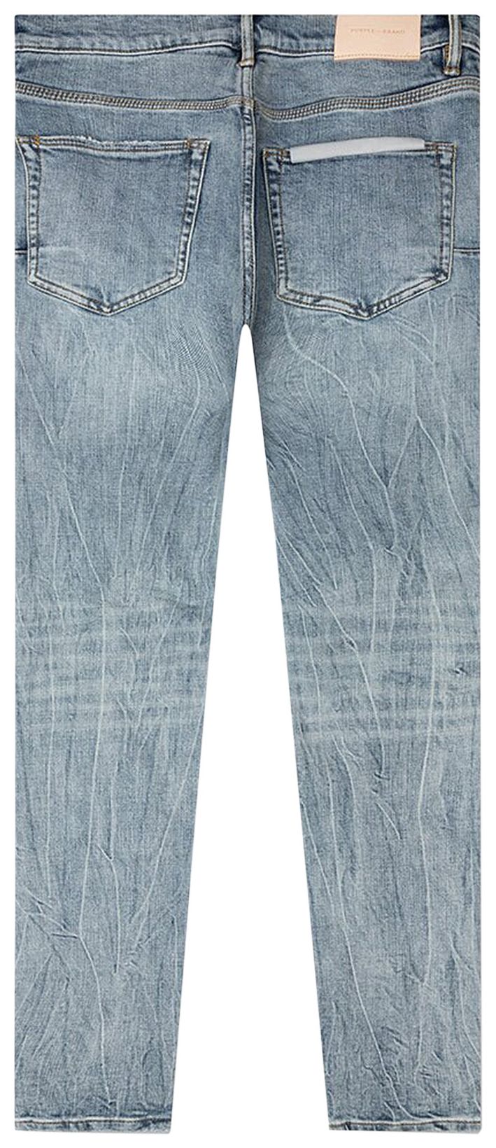 Buy Purple Brand Knee Blowout Flare Jeans Light Indigo P004 Libl823