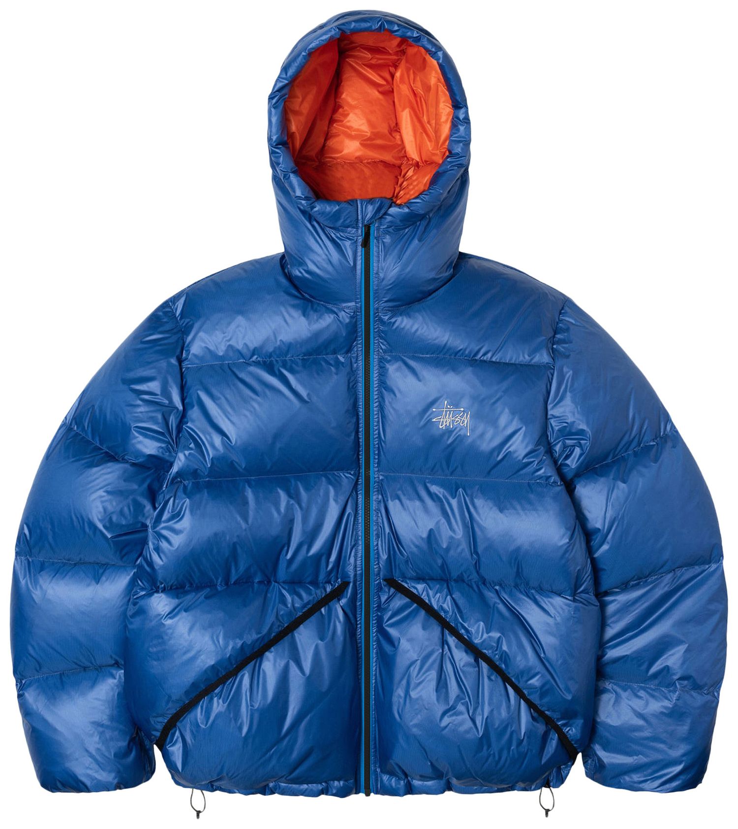 Buy Stussy Down Parka Micro Ripstop 'Dark Royal' - 115685 DARK | GOAT