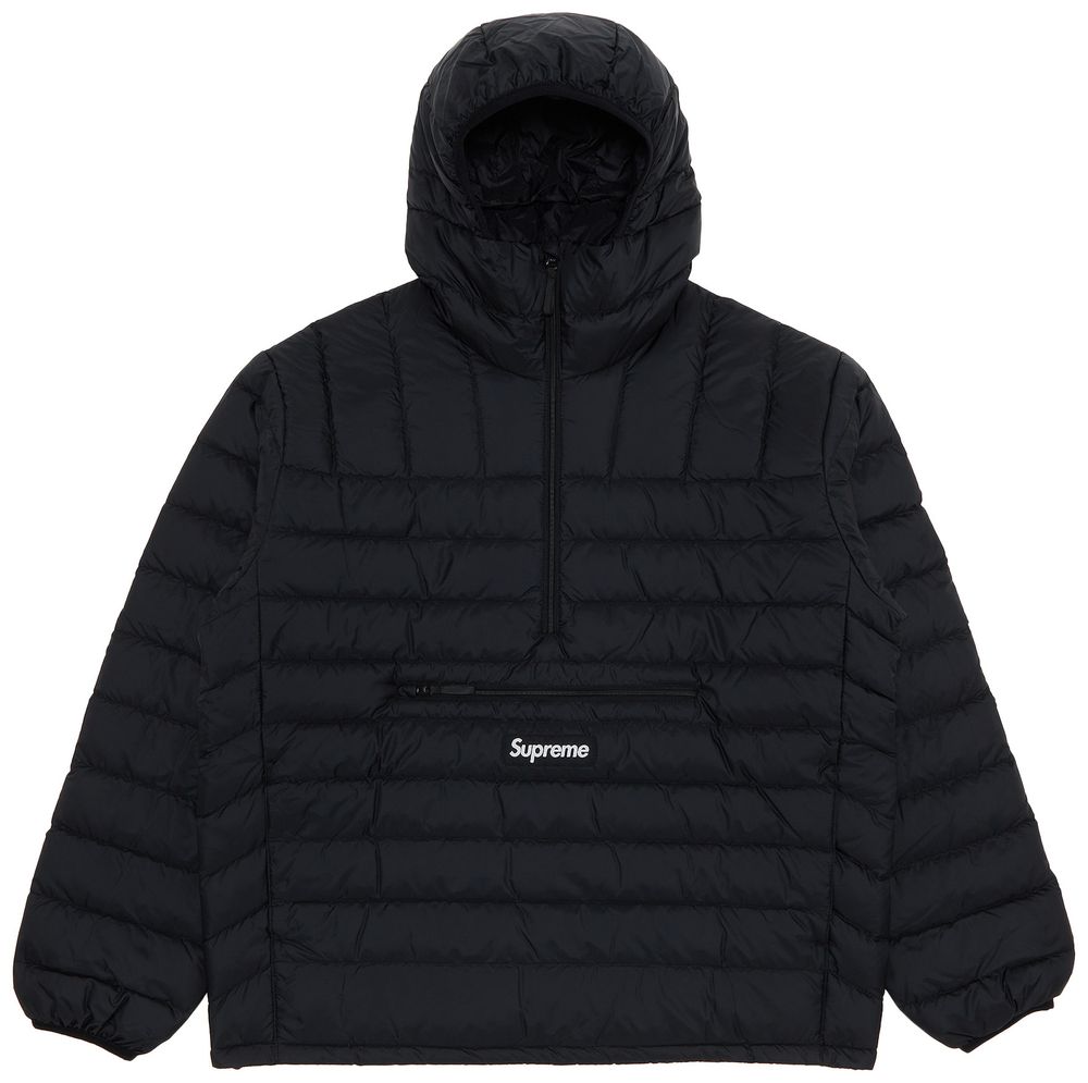 Buy Supreme Micro Down Half Zip Hooded Pullover 'Black' - FW23J71 BLACK ...