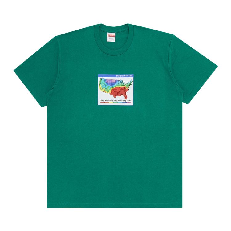 Buy Supreme Weather Tee 'Light Pine' - FW23T29 LIGHT PINE | GOAT