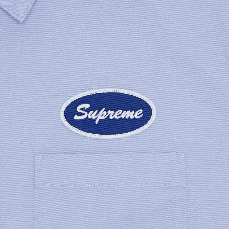 Buy Supreme Thermal Sleeve Work Shirt 'Light Blue' - FW23S34 LIGHT BLUE ...