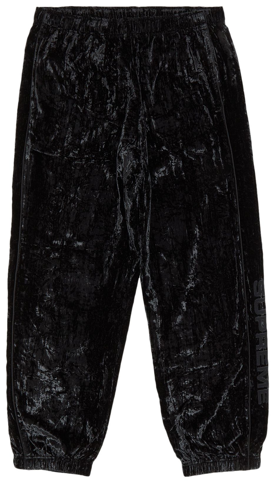 Buy Supreme Crushed Velvet Track Pant 'Black' - FW23P45 BLACK | GOAT