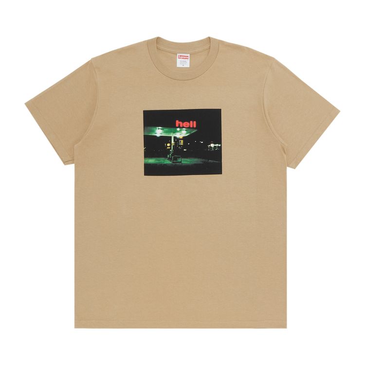 Buy Supreme Hell Tee 'Khaki' - FW23T28 KHAKI | GOAT