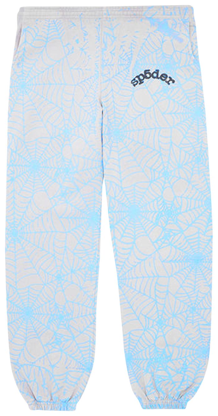Buy Sp5der AOP Web Sweatpants 'Heather Grey' - SP5 AOGRB SW | GOAT