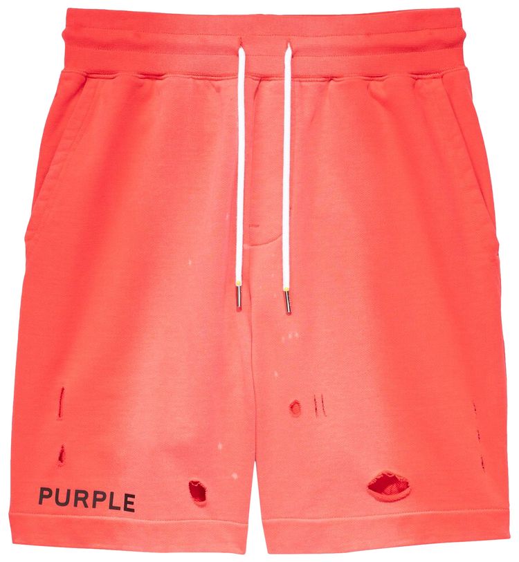 Buy PURPLE BRAND French Terry Short 'Red' - P451 FSPR223 | GOAT