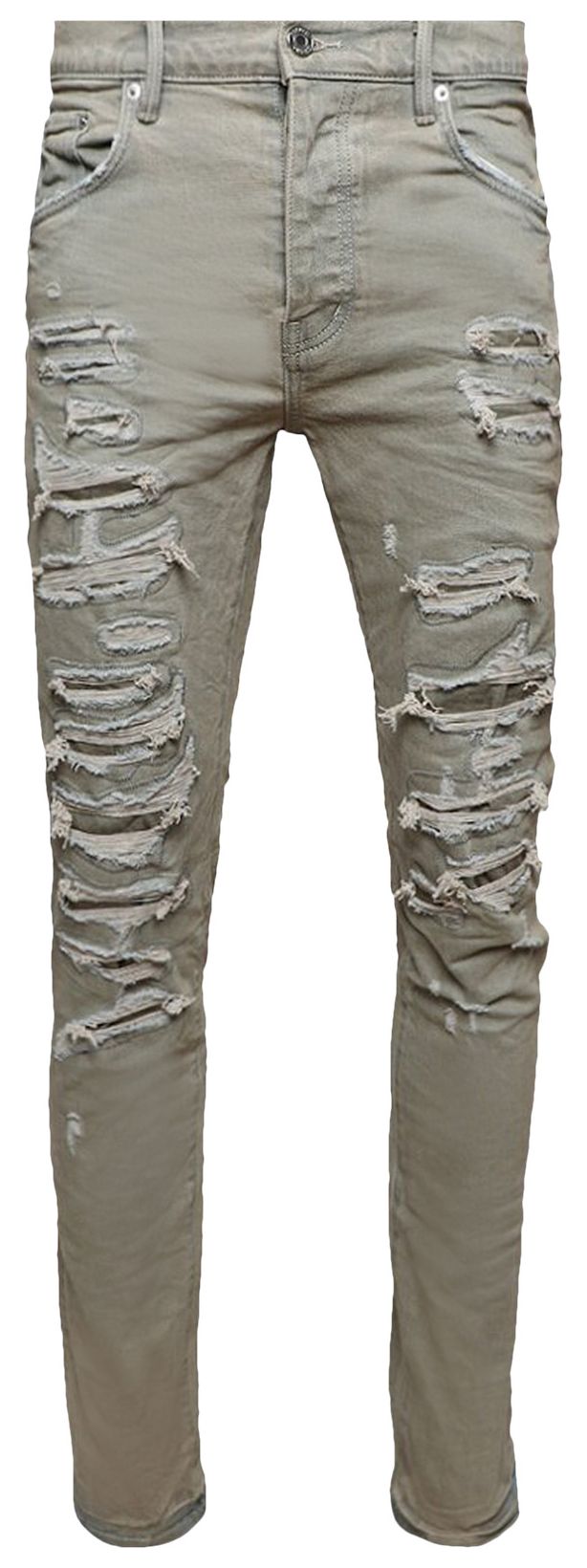 Buy PURPLE BRAND Destroy Repair Jeans 'Peyote Destroy Repair' - P001 ...