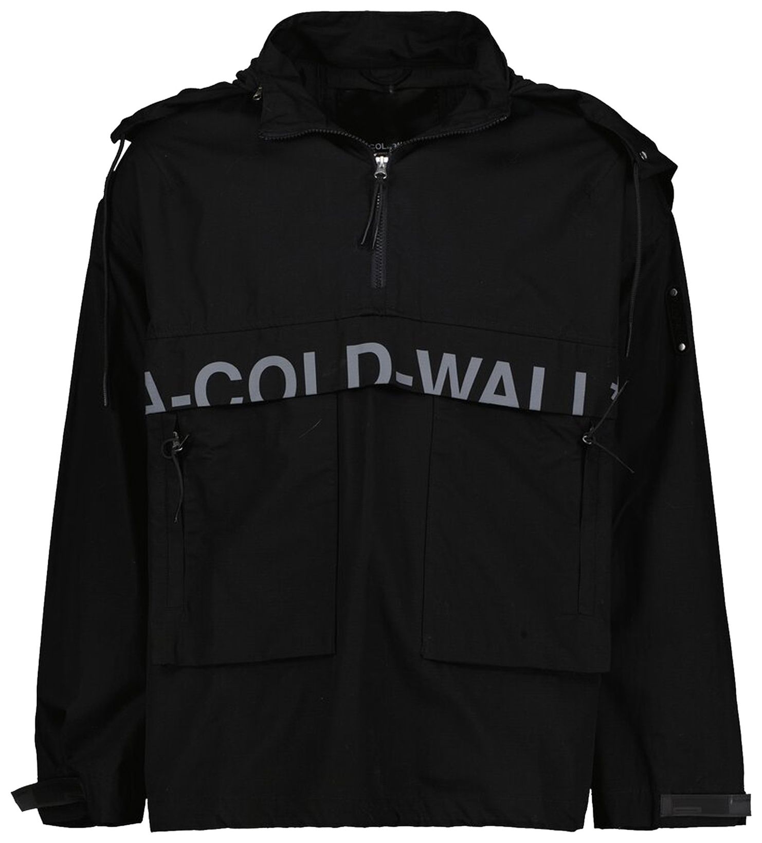 Buy A-Cold-Wall* Hooded Jacket 'Black' - ACWMO158 BLAC | GOAT