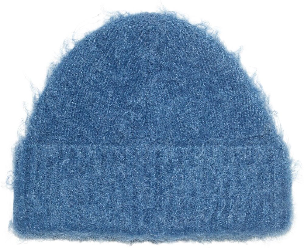 Buy Acne Studios Wool Mohair Beanie 'Denim Blue' - C40305 GOAT DENI | GOAT