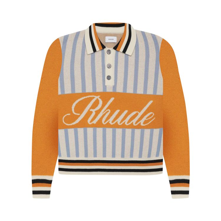 Buy Rhude Rugby Knit 'Ivory/Amber' - PS23SW01173201 | GOAT