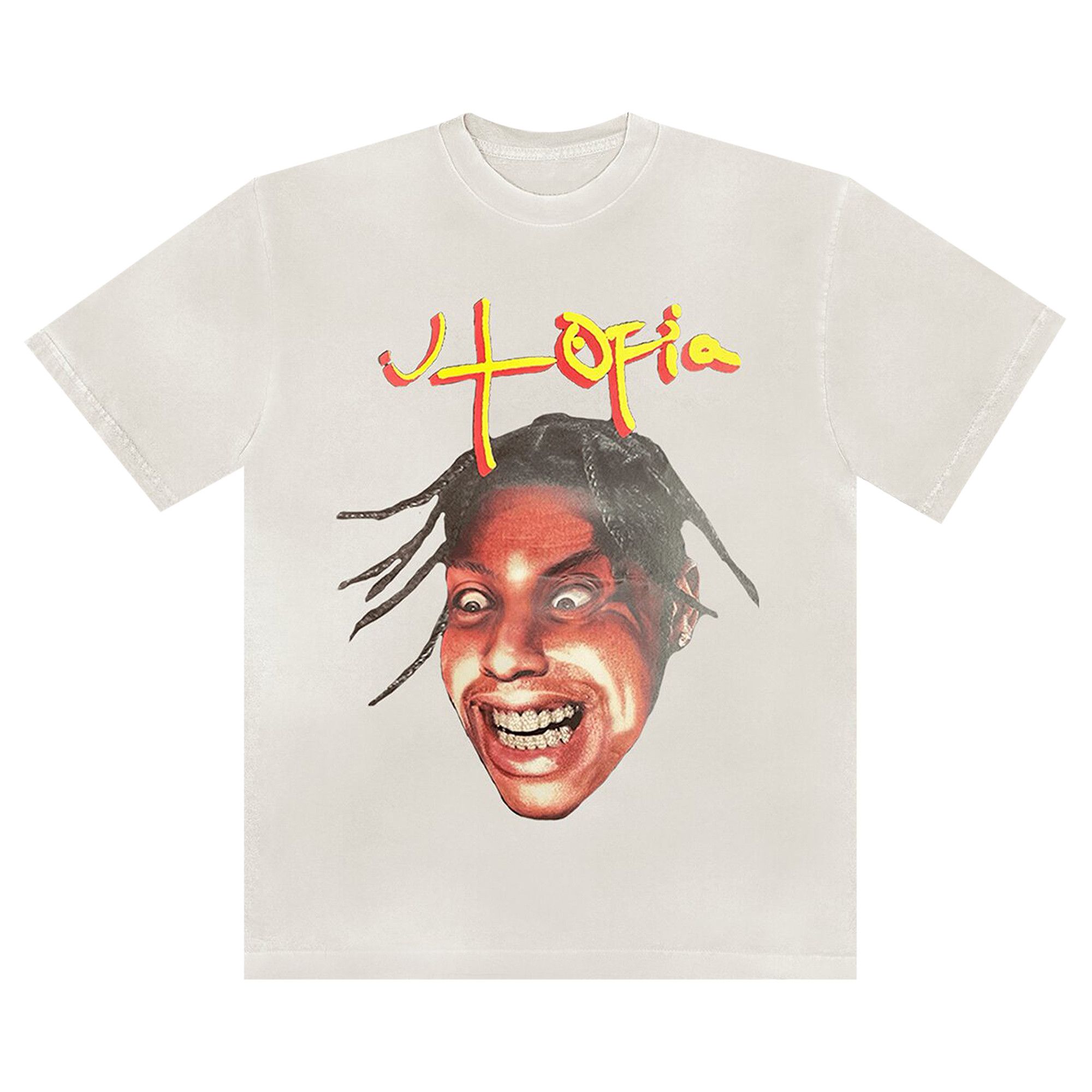 Buy Cactus Jack by Travis Scott Utopia Tee 3 'Off White' - TSUT BS06 ...
