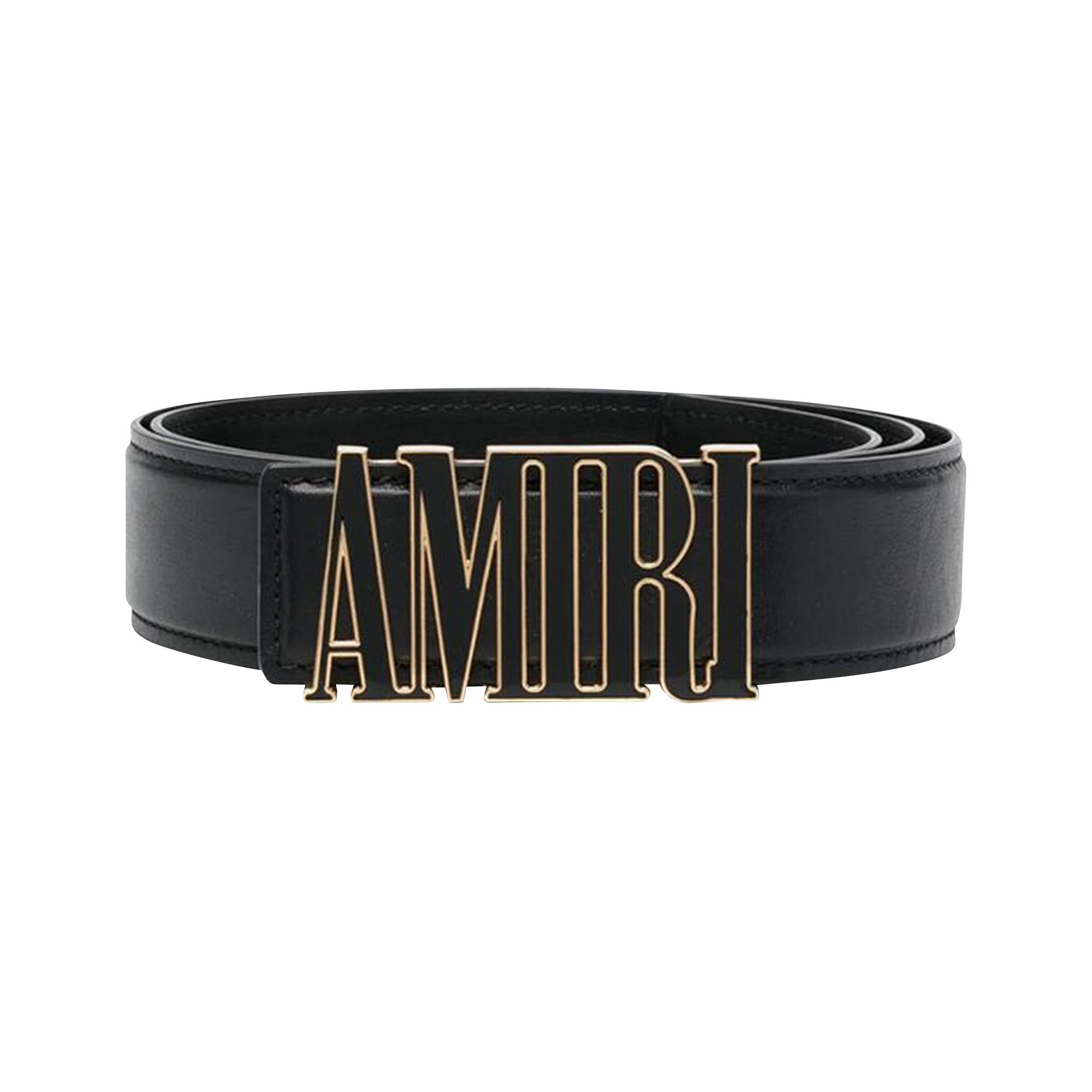 Buy Amiri Nappa 4cm Belt 'Black' - PXMAL001 001 BLAC | GOAT