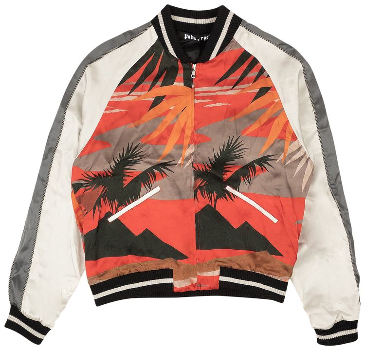 Buy Palm Angels Hawaiian Souvenir Jacket 'Red' - PMEA110S22FAB0028403 ...