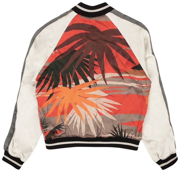 Buy Palm Angels Hawaiian Souvenir Jacket 'Red' - PMEA110S22FAB0028403 ...