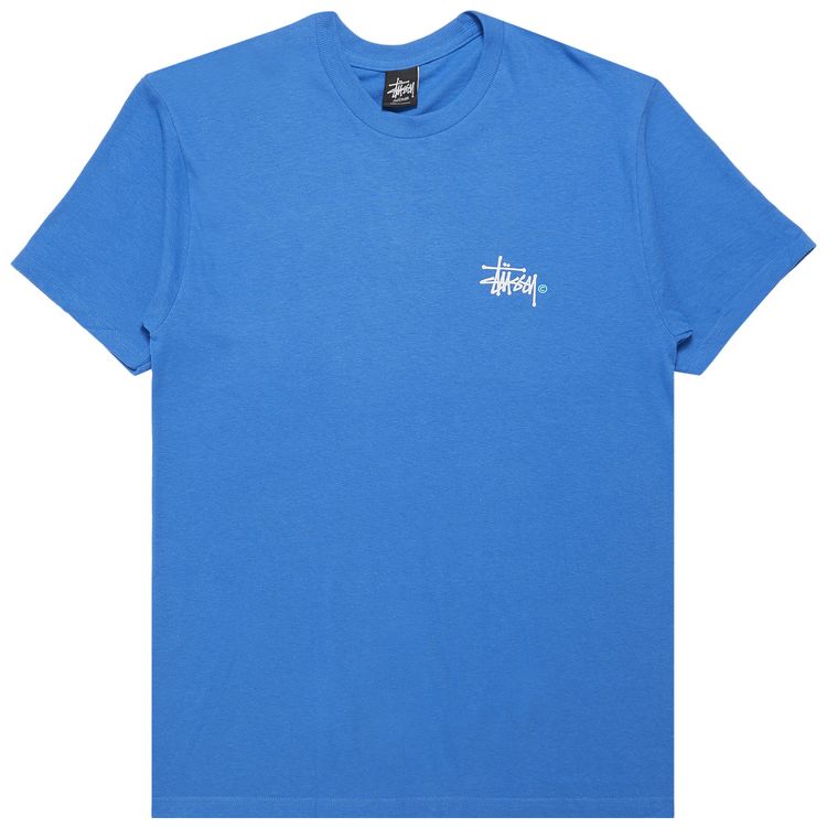 Buy Stussy Basic Logo Tee 'Blue' - 1902806 BLUE | GOAT