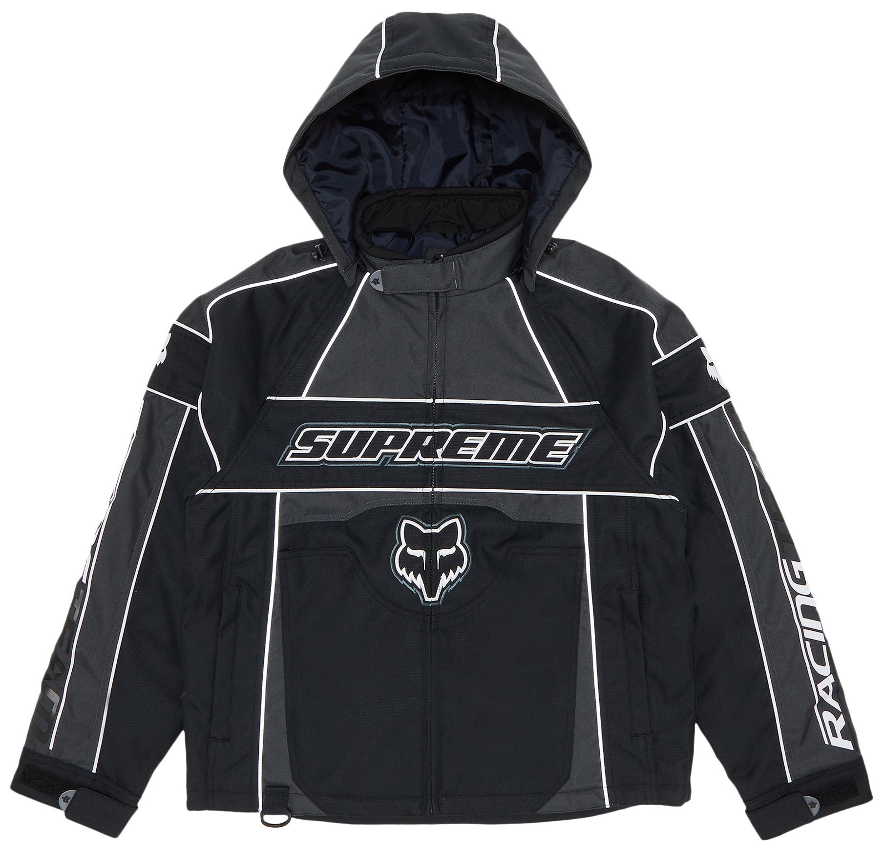 Buy Supreme x Fox Racing Jacket 'Black' - FW23J11 BLACK | GOAT