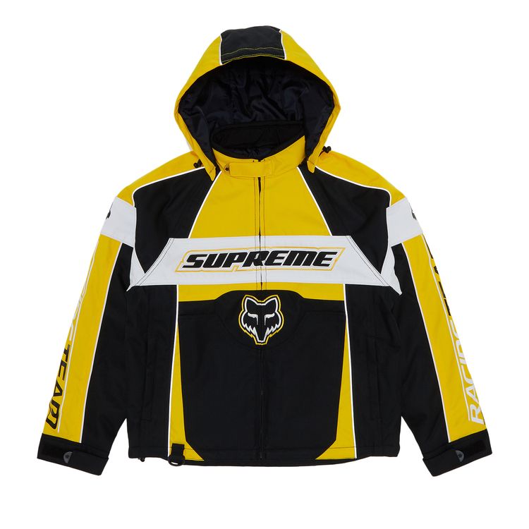 Buy Supreme x Fox Racing Jacket 'Yellow' - FW23J11 YELLOW | GOAT