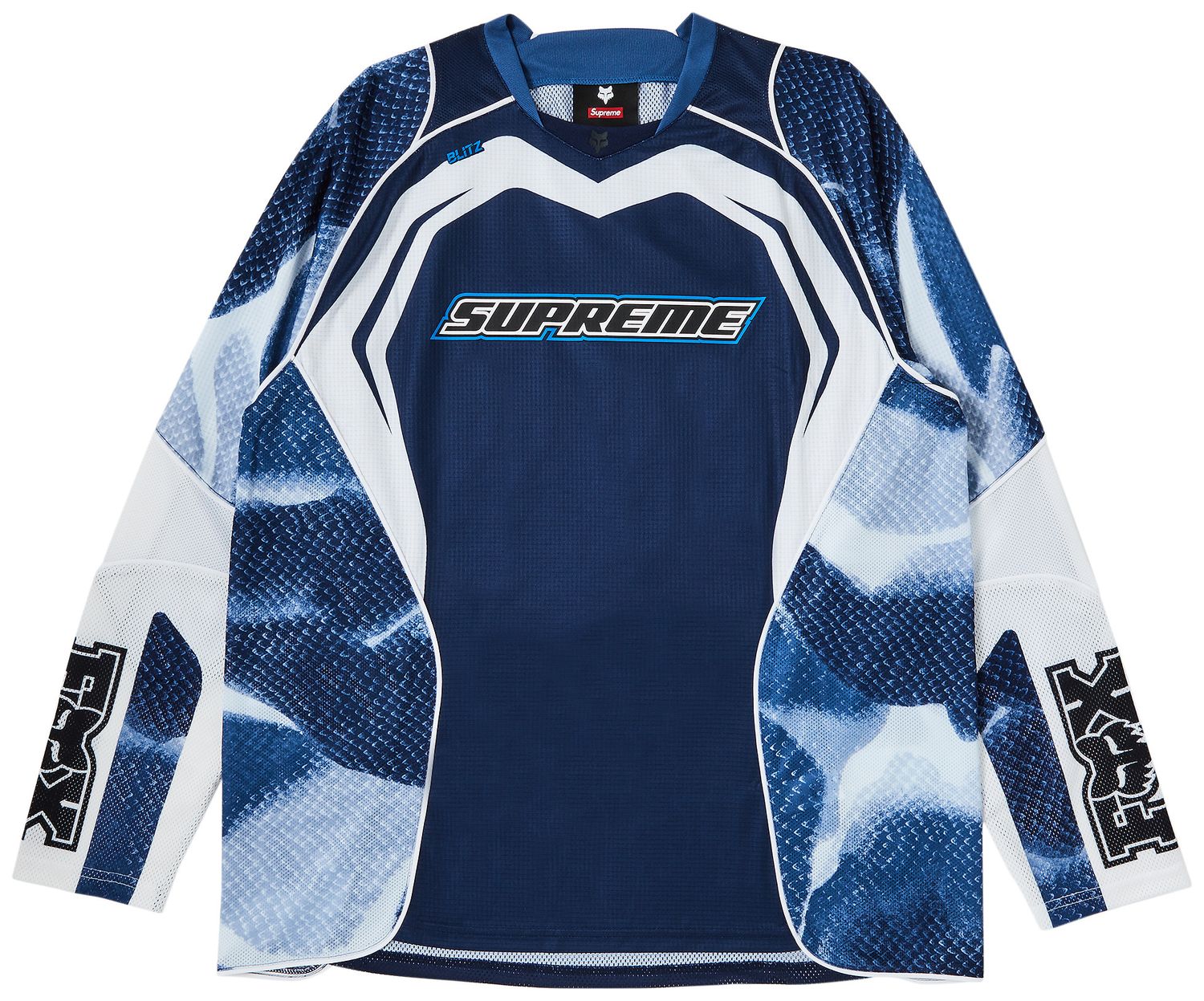 Buy Supreme x Fox Racing Jersey 'Navy' - FW23KN70 NAVY | GOAT