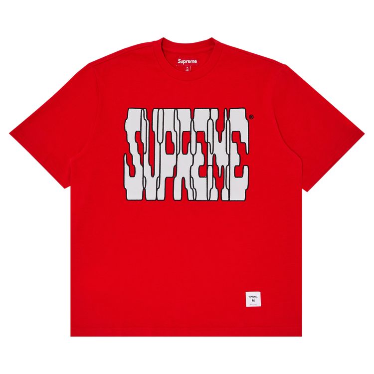 Buy Supreme Digi Short-Sleeve Top 'Red' - FW23KN90 RED | GOAT