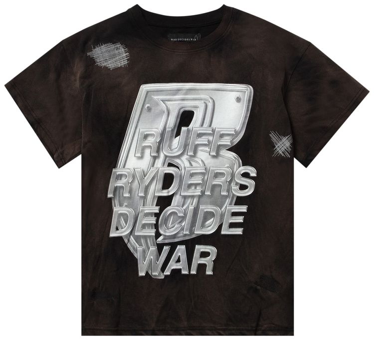 Achetez des Who Decides War Ruff Ryders T-Shirt 'Rust' - AW23 STS 103 ...