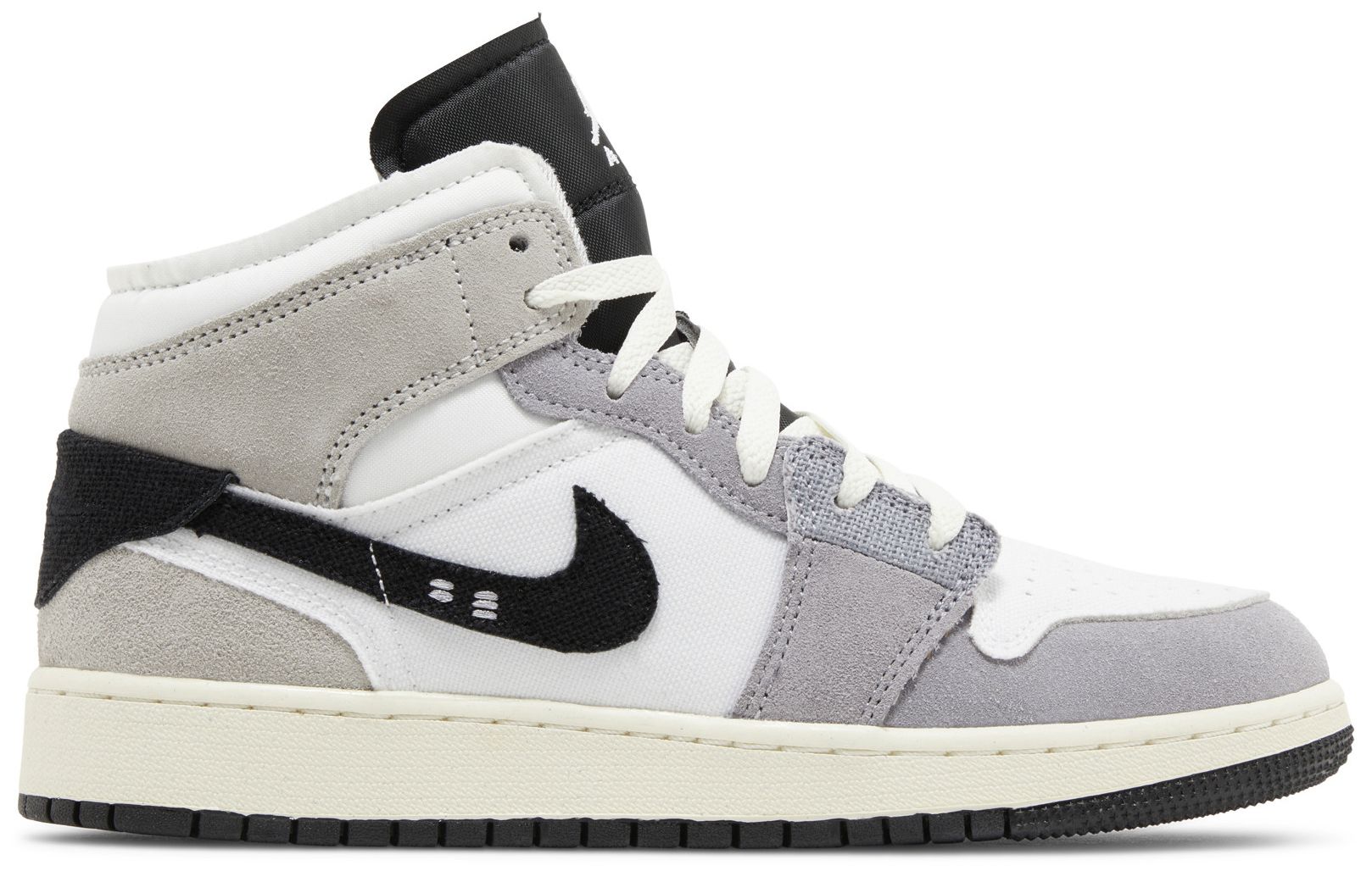 Buy Air Jordan 1 Mid SE Craft GS 'Inside Out - Cement Grey' - FD9091 ...