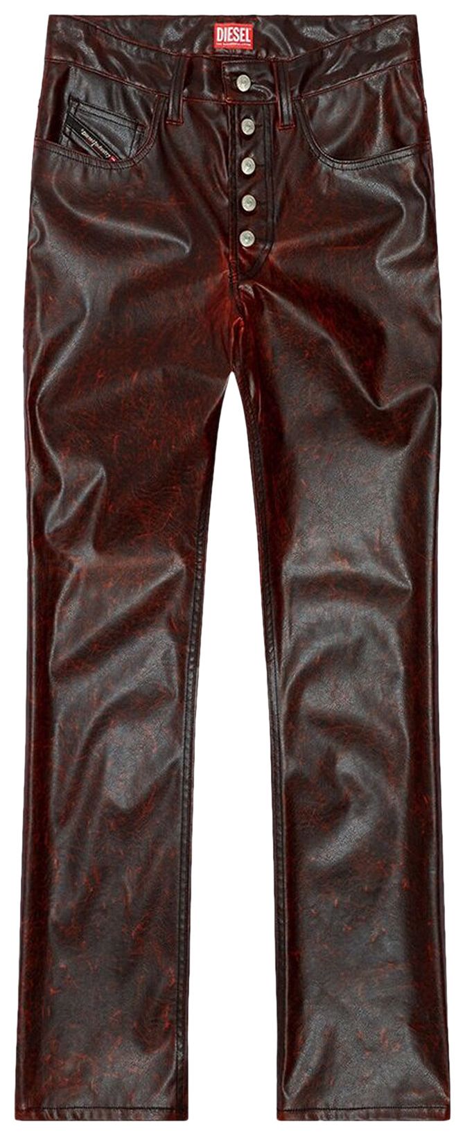 Buy Diesel P-Revol Trousers 'Red' - A10461 0LHAM 40Y | GOAT