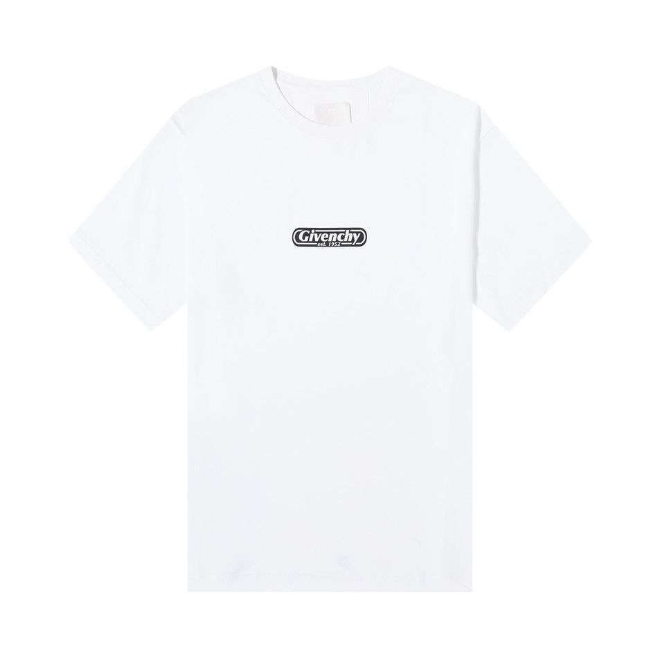 Buy Givenchy Est.1952 Logo T-Shirt 'White' - BM71JA3YGK 100 | GOAT