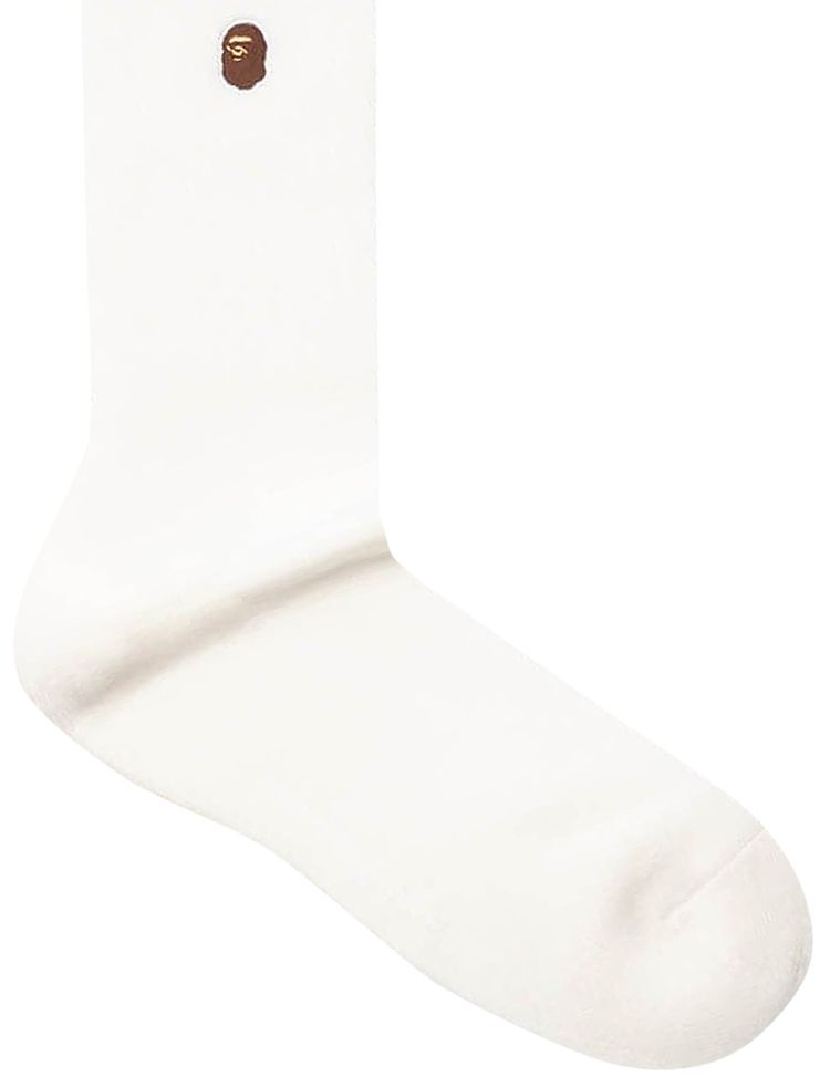Buy Bape Ape Head One Point Socks White 1j30 184 001 White Goat