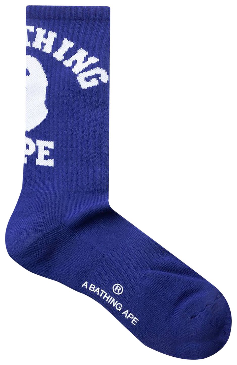 Buy BAPE College Socks 'Blue' - 1J20 184 001 BLUE | GOAT