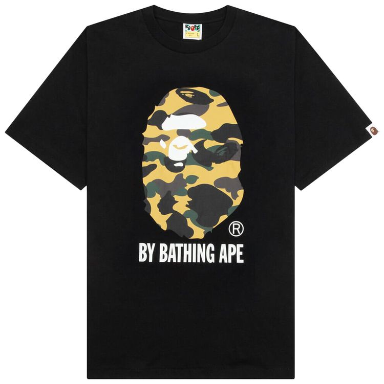 Buy BAPE 1st Camo By Bathing Ape Tee 'Black/Yellow' - 1J80 110 017 ...
