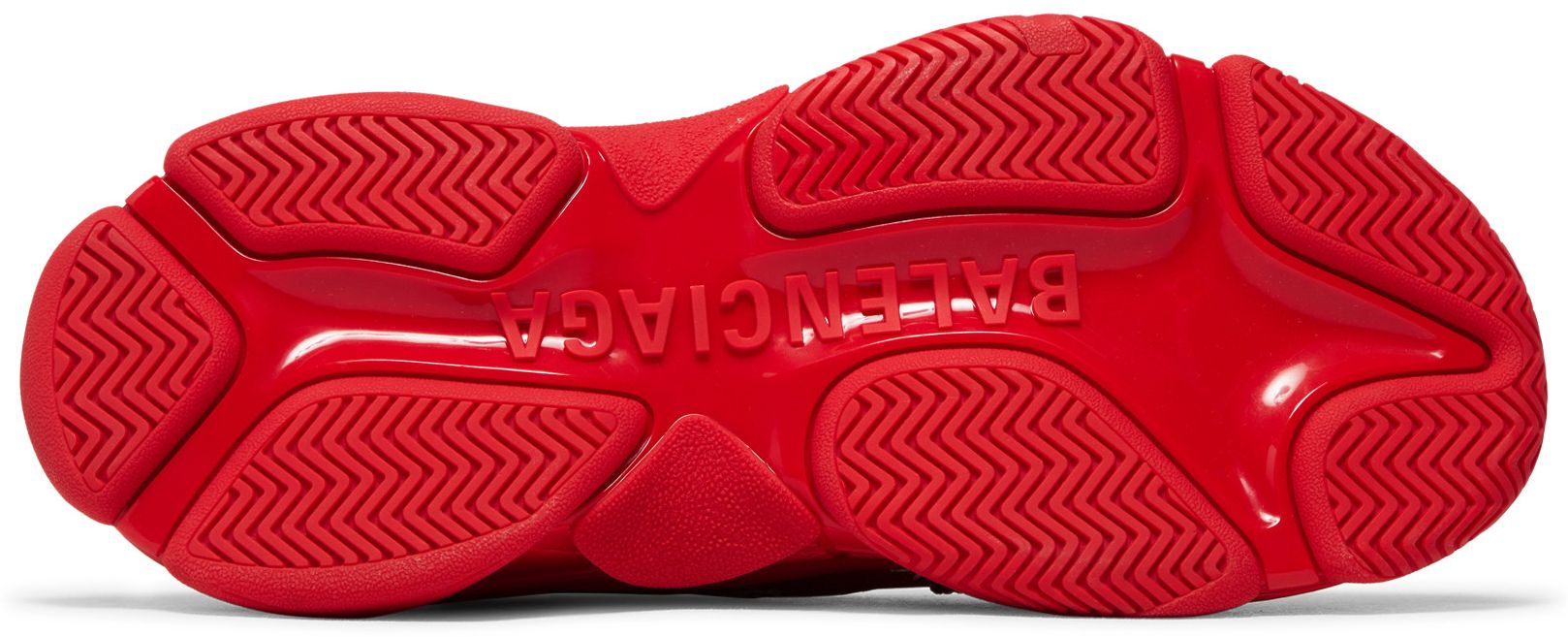 Buy Balenciaga Triple S Sneaker 'Allover Logo - Tomato Red' - 536737 ...