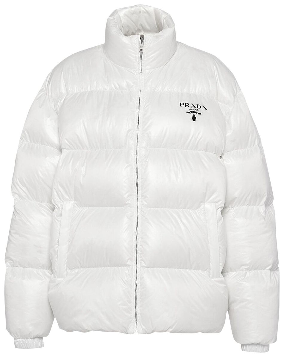 Buy Prada Re-Nylon Hooded Down Jacket 'White' - 292065 11A9 F0009 S 222 ...
