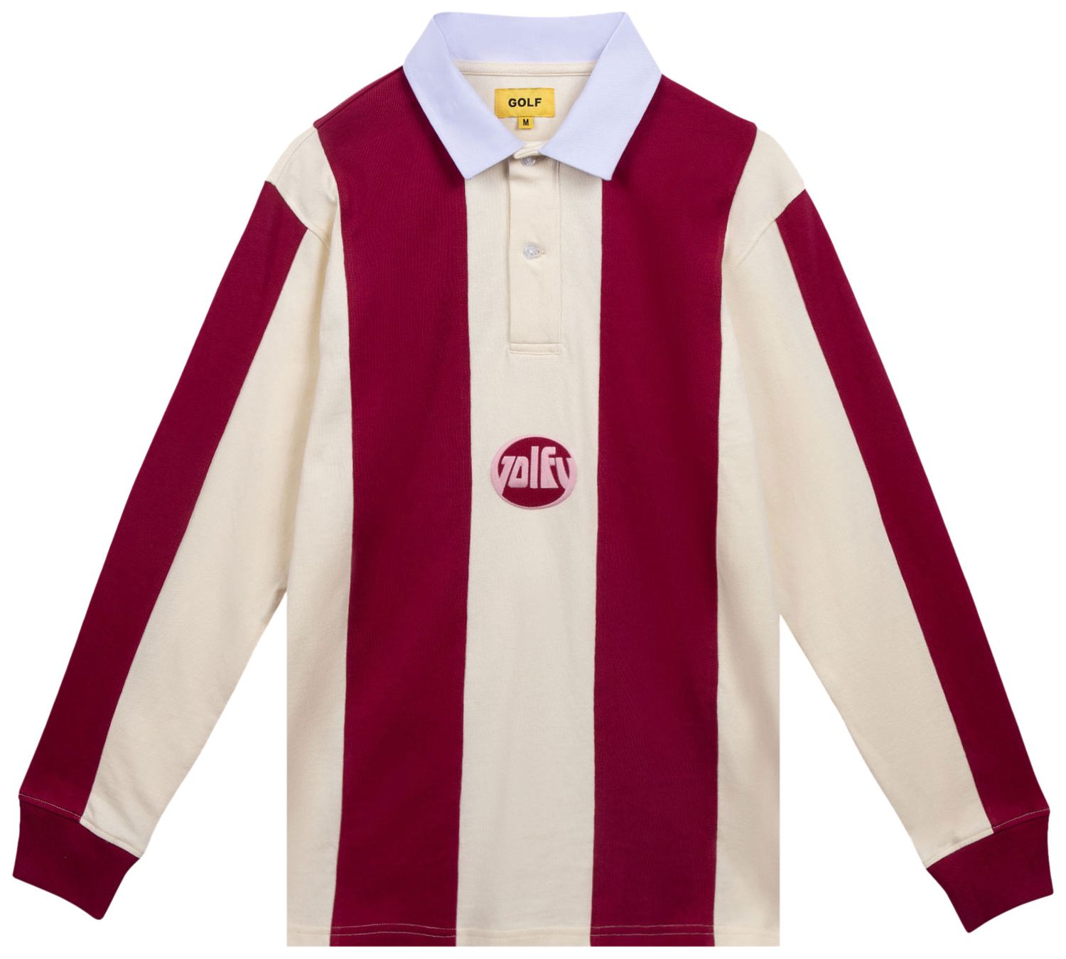 Buy GOLF WANG Golfy Stripe Rugby 'Red Combo' - FW23TS1010R | GOAT