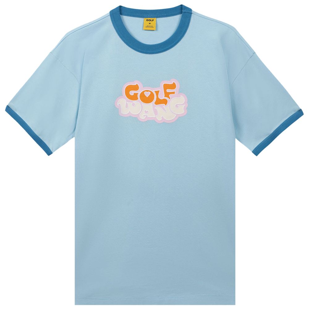 Buy GOLF WANG Harmony Logo Ringer Tee 'Light Blue' - FW23T1017B | GOAT