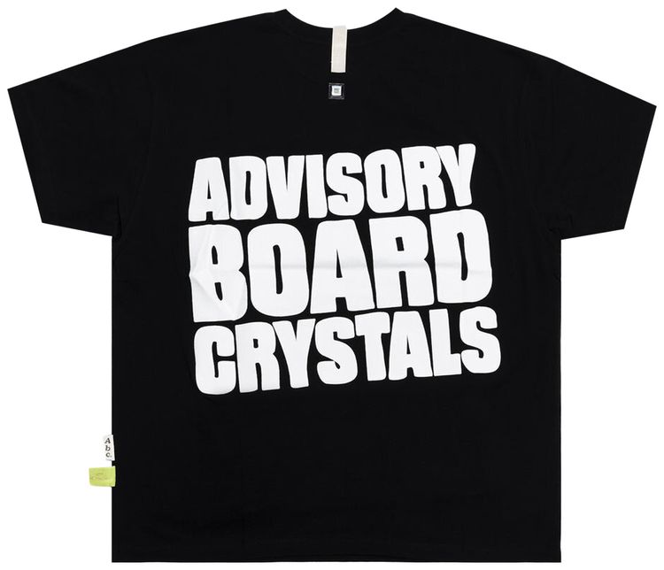 Buy Advisory Board Crystals Drug Free Body T-Shirt 'Black ...