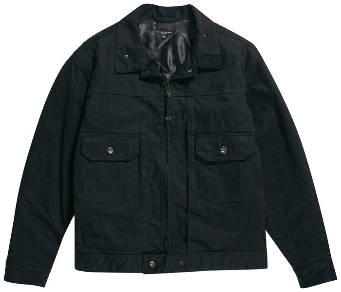 Buy Engineered Garments Trucker Jacket 'Black' - 23F1D007 BLAC | GOAT