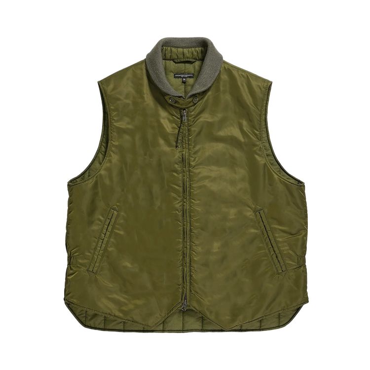 Buy Engineered Garments LL Vest 'Olive' - 23F1C012 OLIV | GOAT