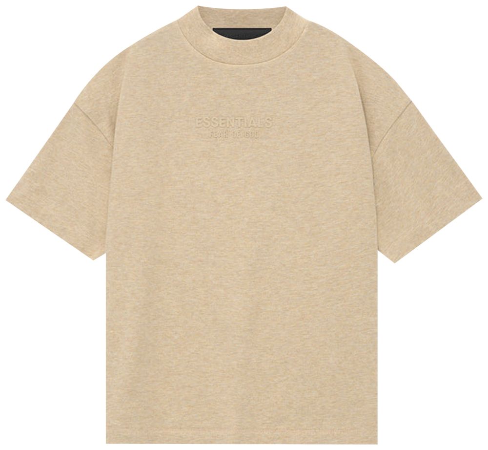 Buy Fear of God Essentials Kids Tee 'Gold Heather' - 785BT231013K | GOAT