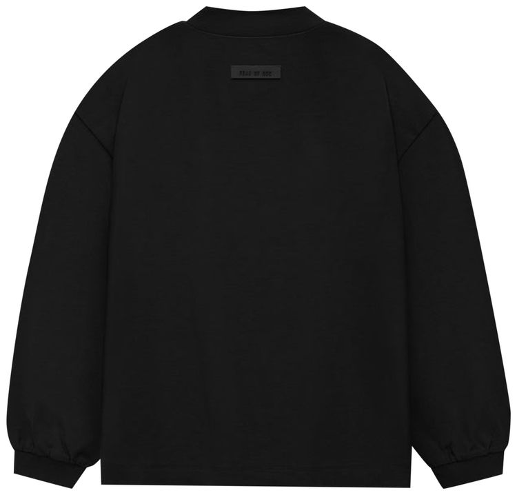 Buy Fear of God Essentials Kids Long-Sleeve Tee 'Jet Black ...