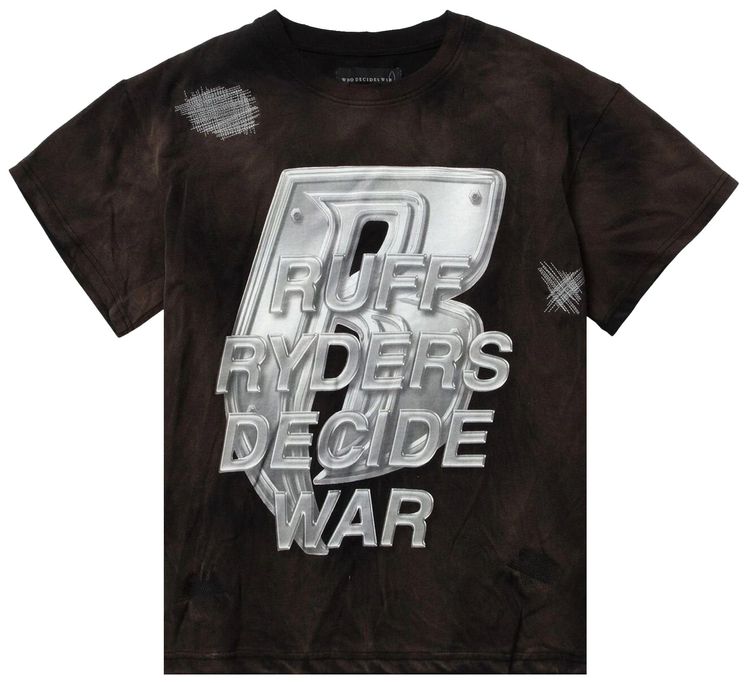 Buy Who Decides War Ruff Ryders Short-Sleeve Tee 'Rust' - WDWFW23005 ...