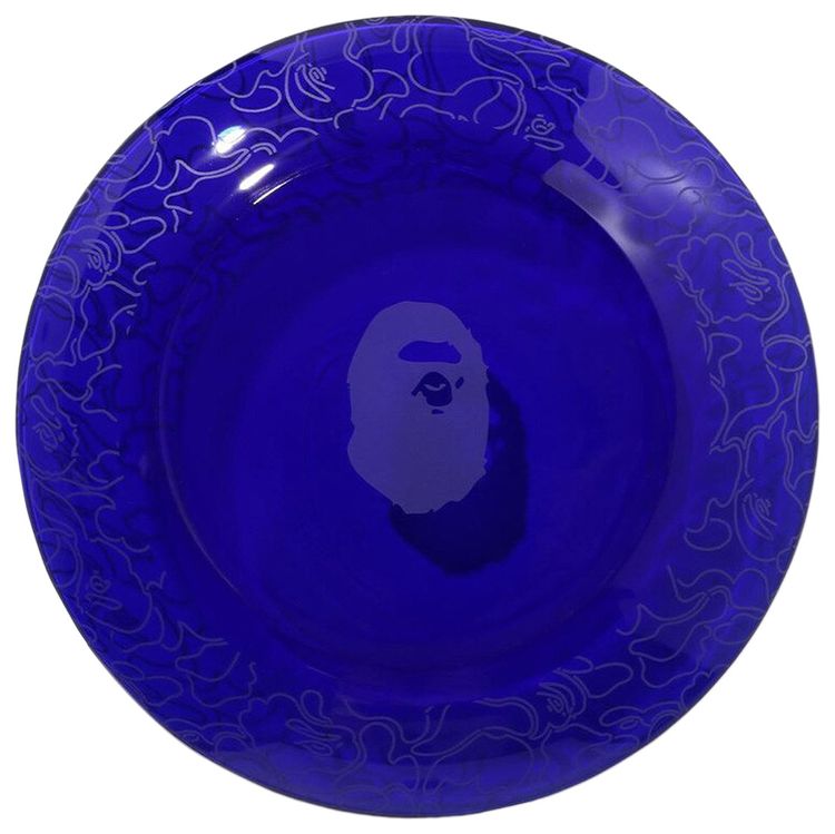 Buy BAPE Neon Camo Glass Plate 'Blue' - 1J80 193 001 BLUE | GOAT