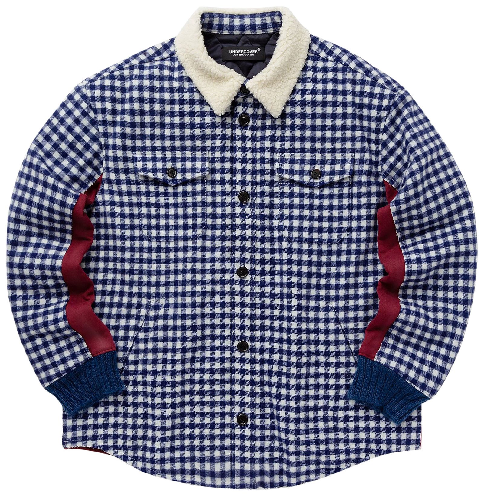 Buy Undercover Check Jacket 'Red' - UC2C4202 RED | GOAT